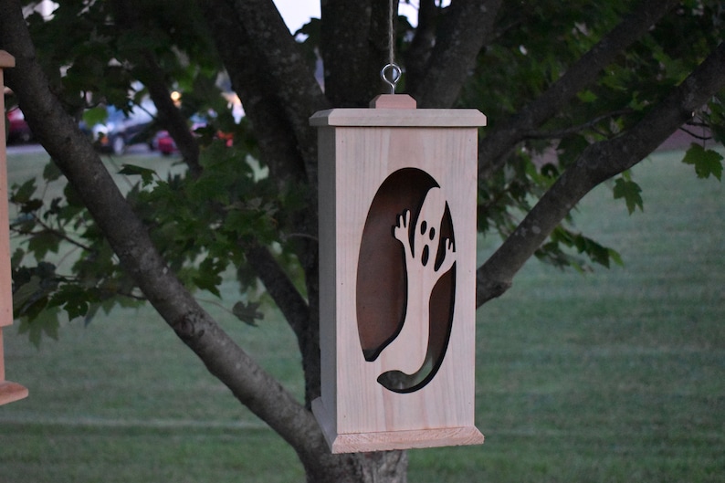 Jack-o-lantern Halloween Lantern Wood Lanterns Rustic - Etsy