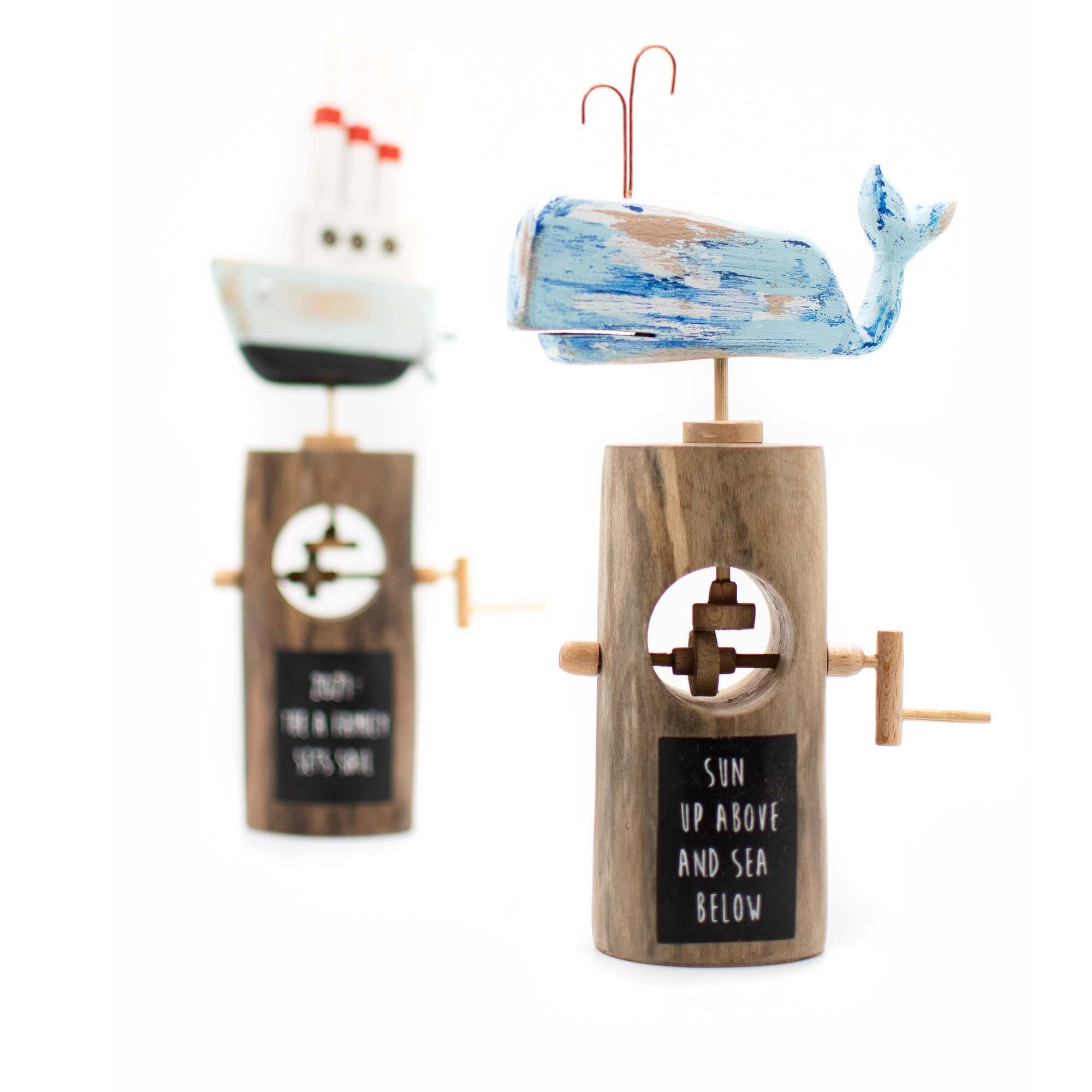 Automata Whale Custom Quote. Nautical gift Driftwood Art Art ...