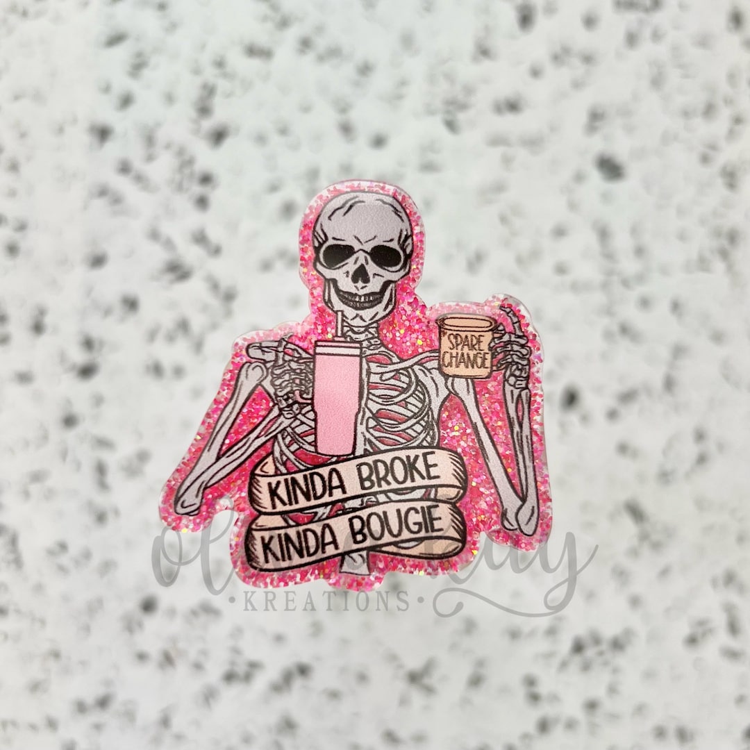Broke and Boujee Interchangeable Badge Reel Medical ID Tag Badge Holder ...