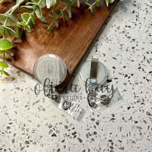 Broke and Boujee Interchangeable Badge Reel Medical ID Tag Badge Holder ...