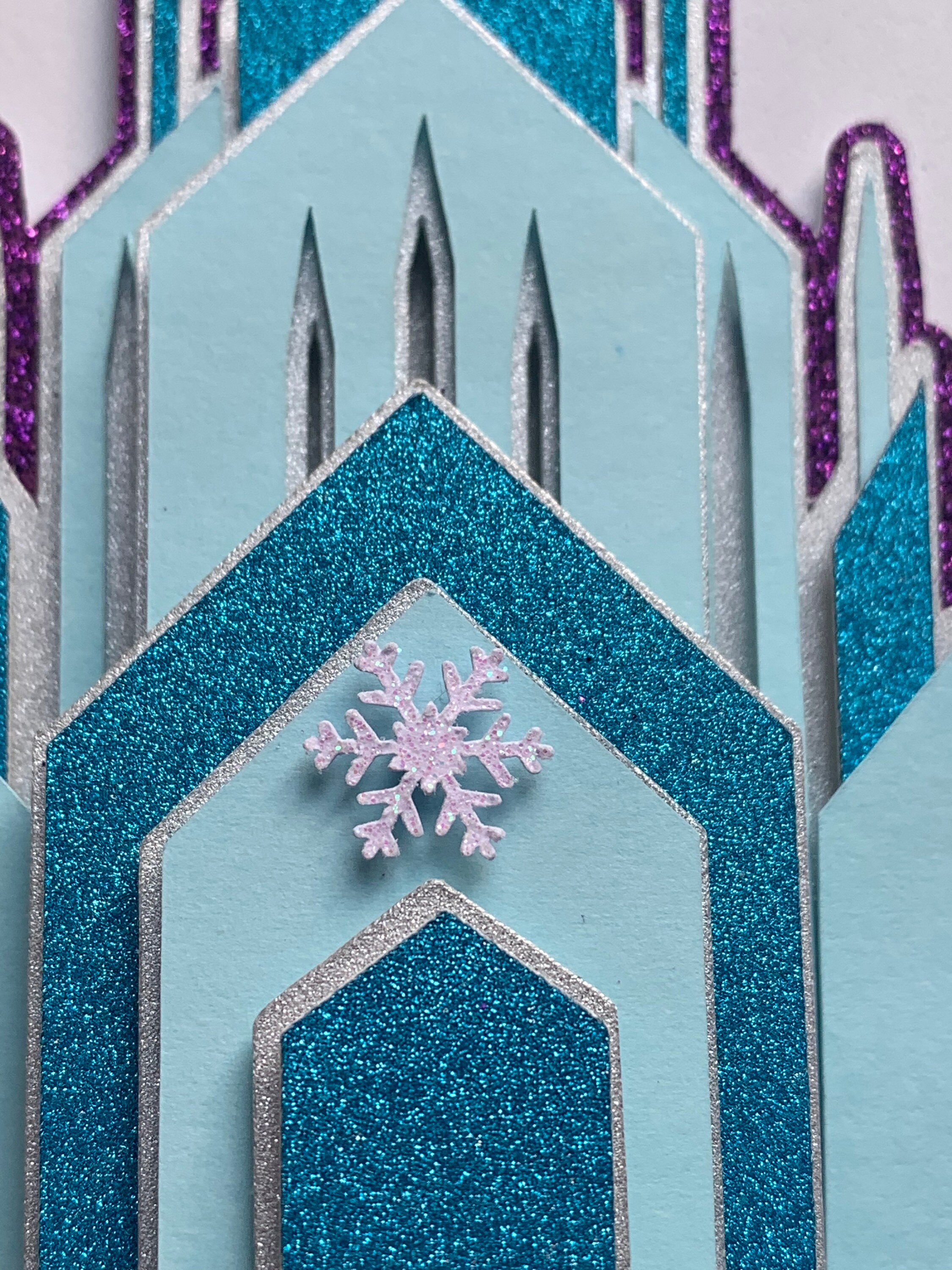 Frozen Inspired Castle Cake Topper Handmade Frozen - Etsy