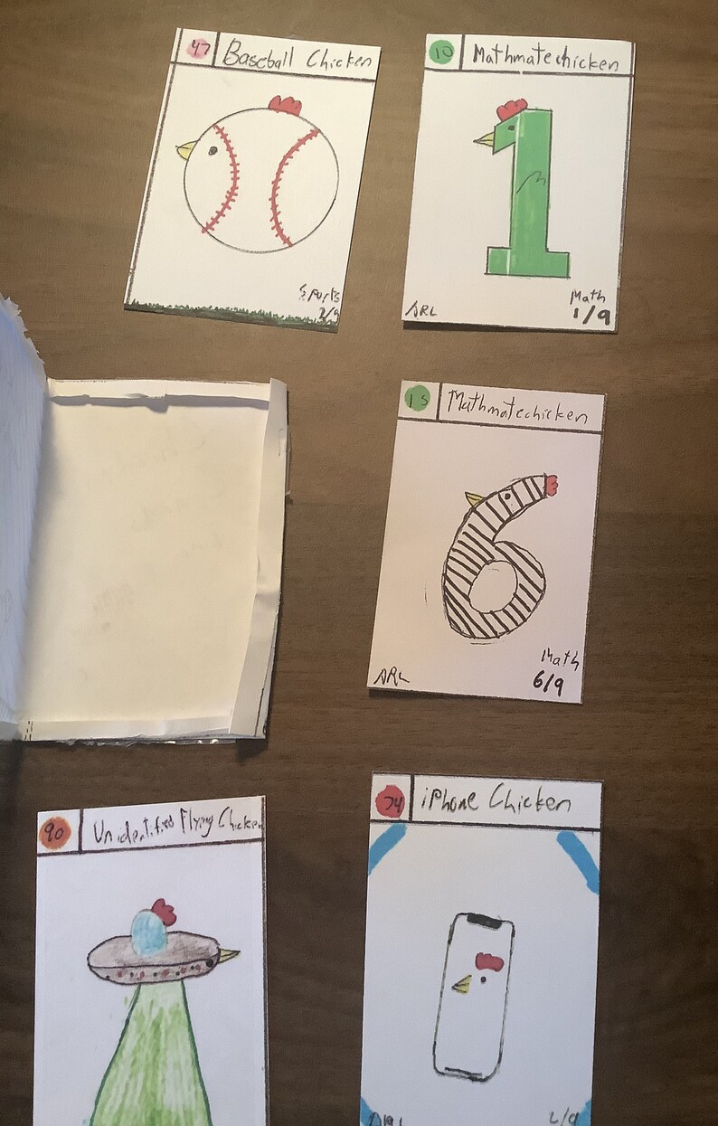 Collectible Chicken Trading Card Pack S1 - Etsy