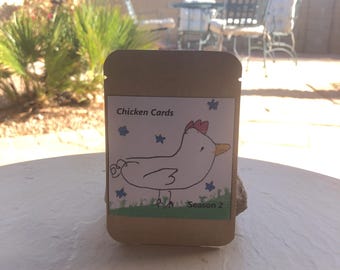 Chicken Cards Season 4 - Homemade Trading Cards - Etsy