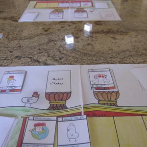 The Chicken Card Board Game - Etsy