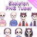 Skeleton PNG Tuber | Veadotube | Discord | Twitch - Etsy