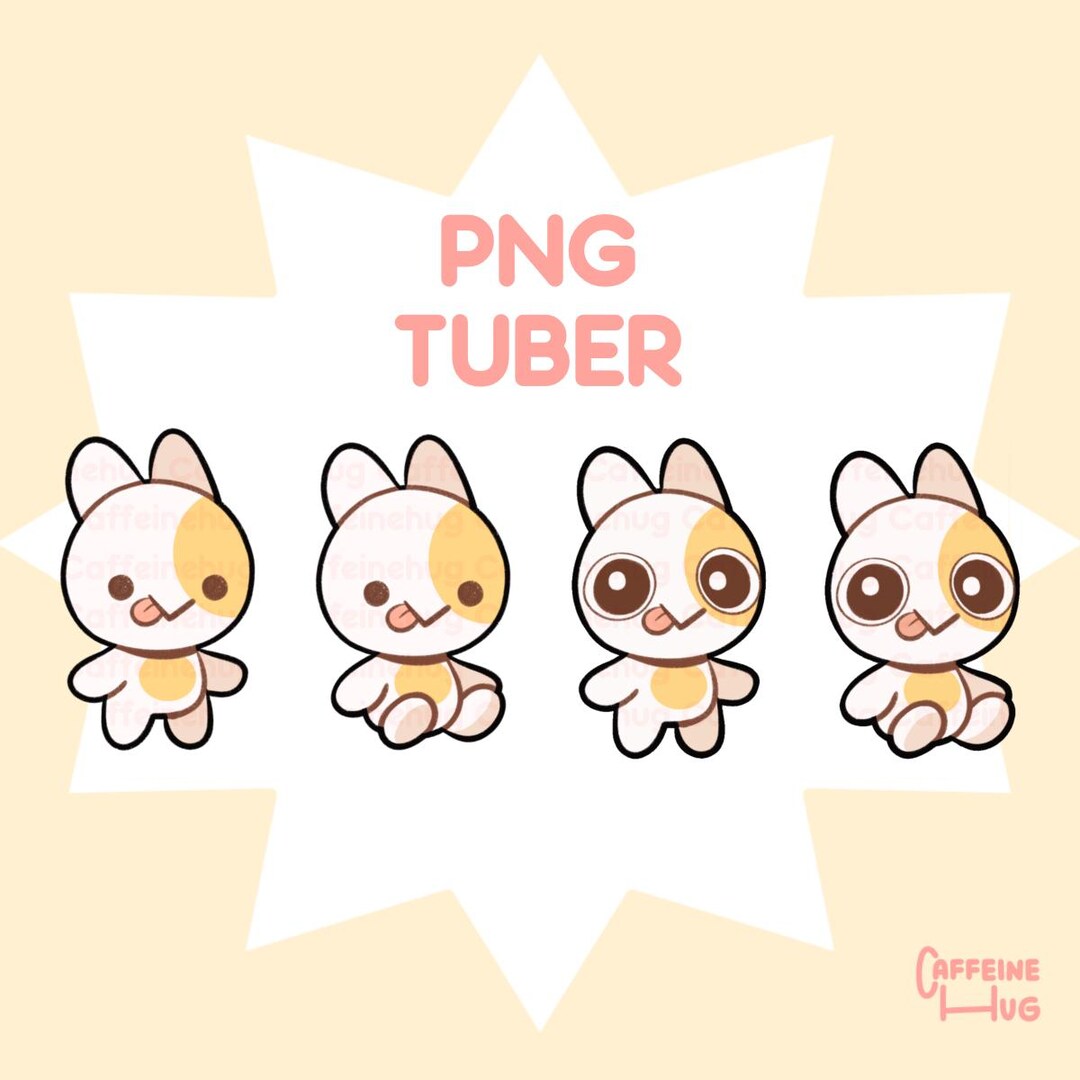 Bunny PNG Tuber/gif Tuber/fugitech Twitch Model - Etsy