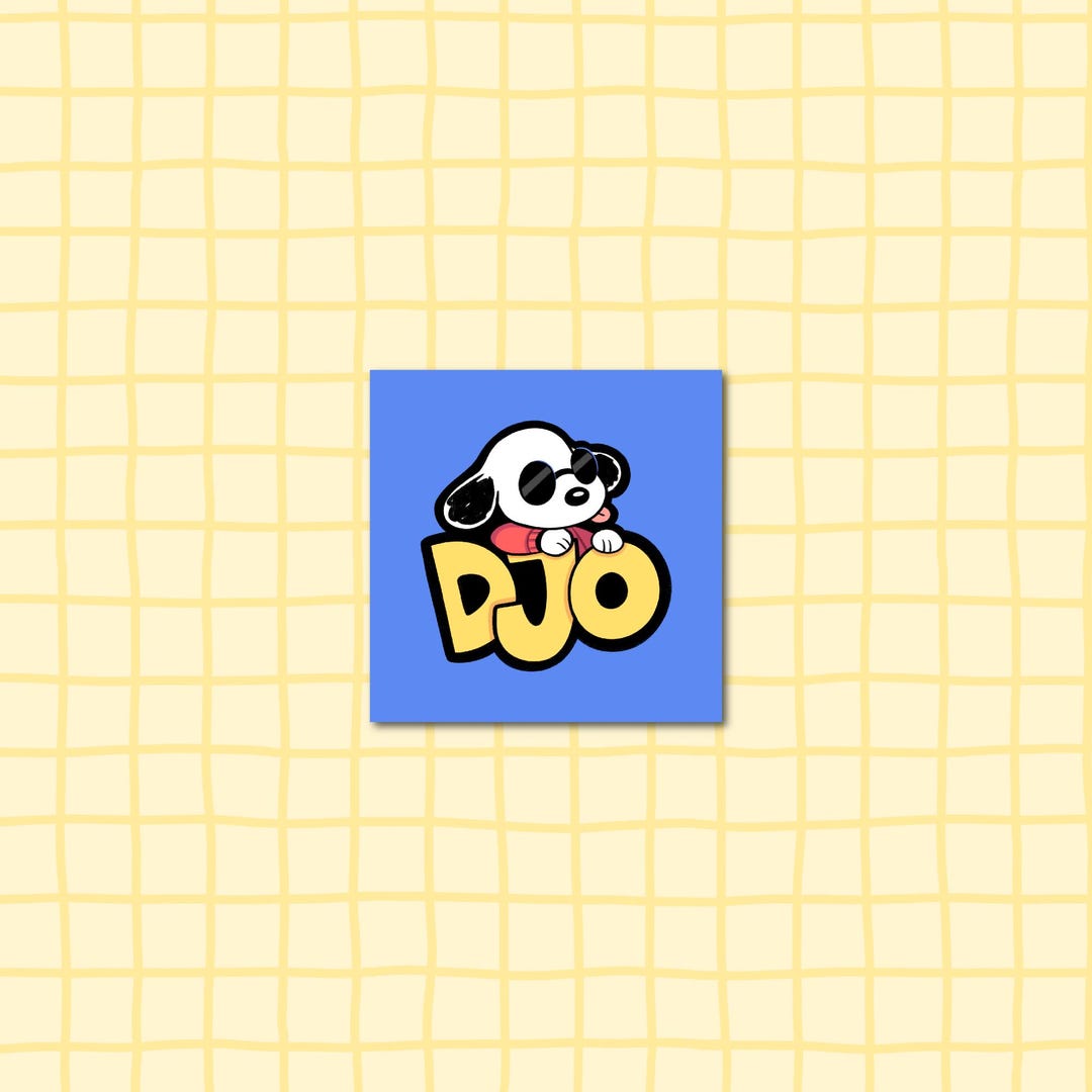 Djo Cool Sticker - Etsy