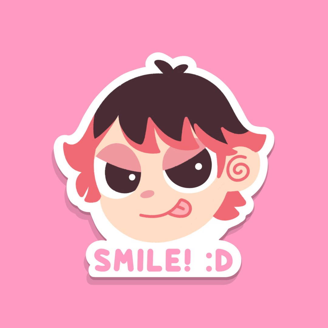 Porter Robinson Smile Russian Roulette Sticker - Etsy