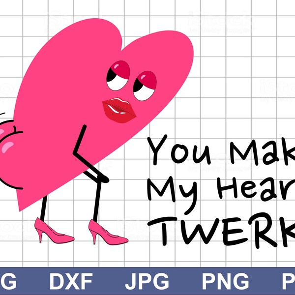 Twerk Silhouette Svg - Etsy