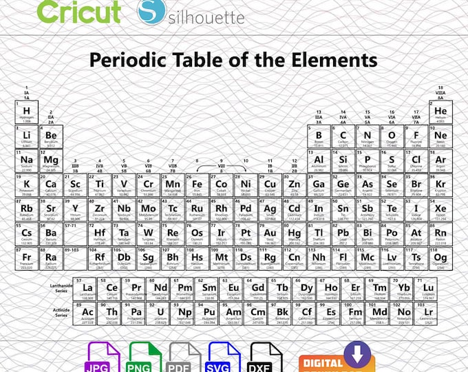 Periodic Table Set, Element Set, Table of the Elements, Homeschooling ...