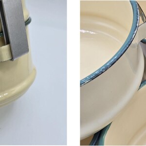 Rare, Functional Vintage Tiffin Enamel Lunch Box | 4-tier Yellow Metal ...