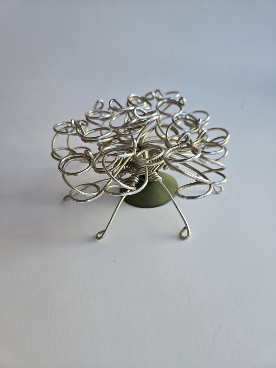 Vintage Wire Flower Frog Industrial Flower Arranger Garden Metal - Etsy