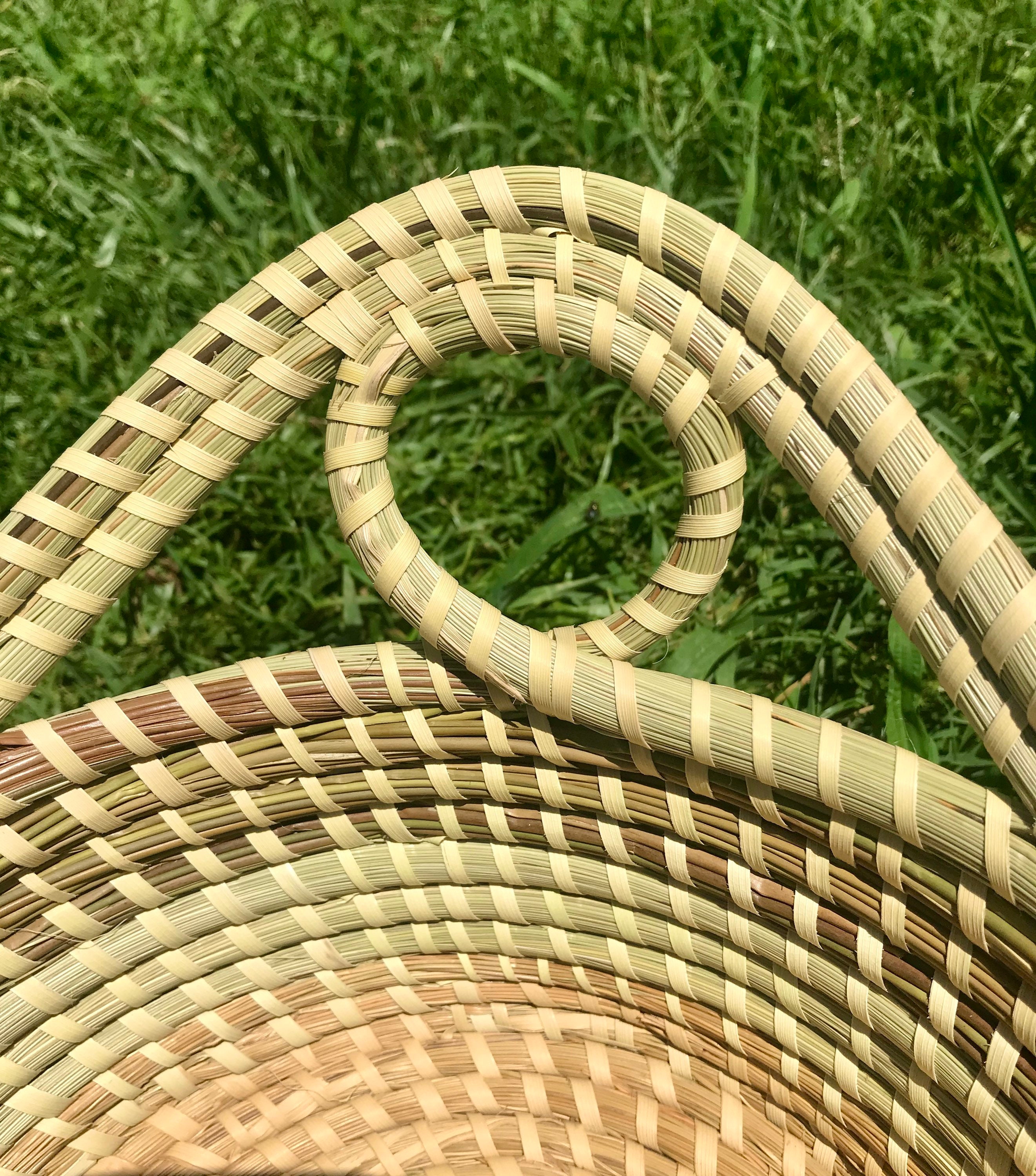 Handmade Gullah Sweetgrass Basket: Charleston Bowl Basket - Etsy