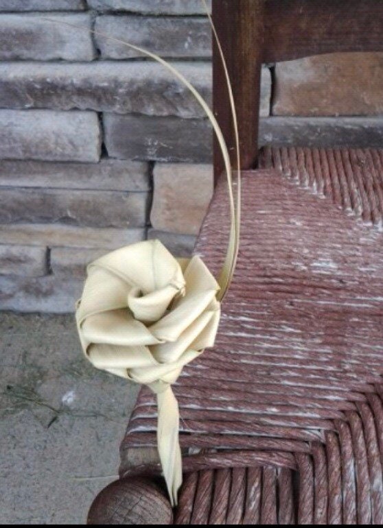 Gullah Rose Boho Boutonniere Sweetgrass Flower - Etsy