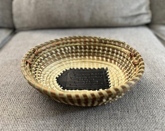 Gullah Basket Sweetgrass Fanner Charleston Basket Sweet Grass Basket ...