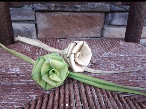 Gullah Rose Boho Boutonniere Sweetgrass Flower Groomsmengroomsmen ...