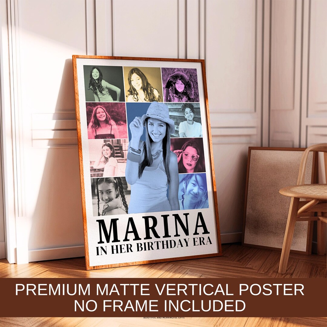 Custom Eras Theme Poster Sign Eras Birthday Party Decor Ship (unframed ...