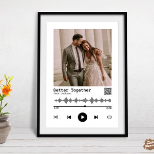 Custom Spotify Music Print Wall Art, Music Song Code Digital Download ...