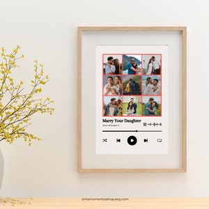 Personalised Picture With Spotify Wall Art Spotify Picture Music ...