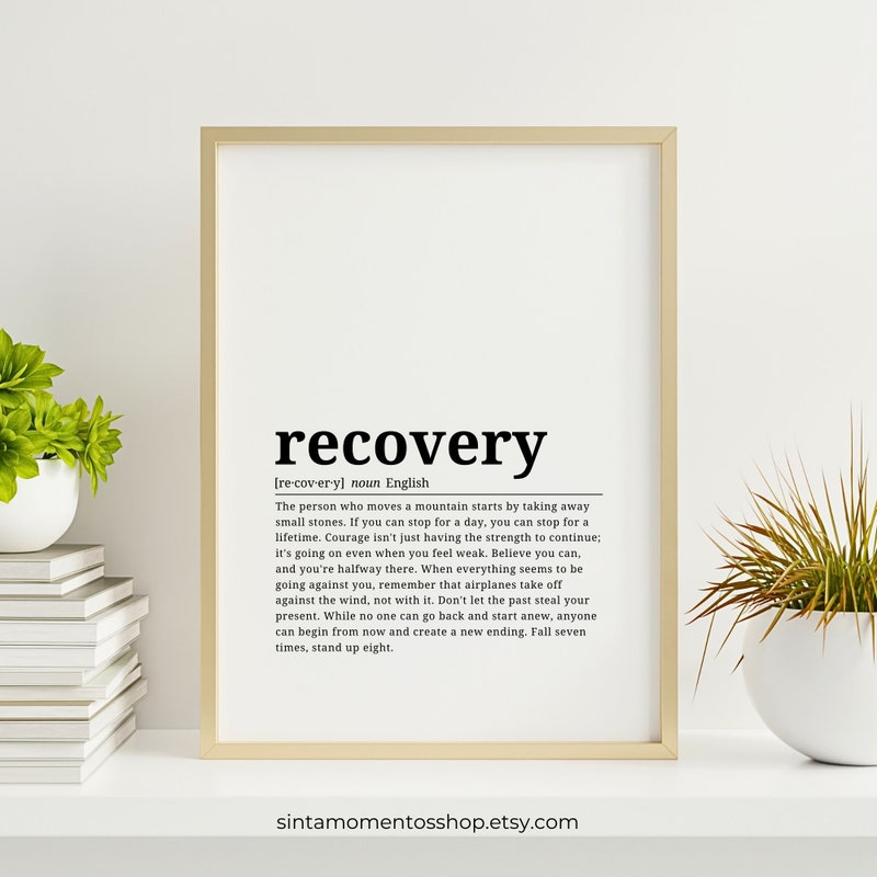 Recovery Posters - Etsy