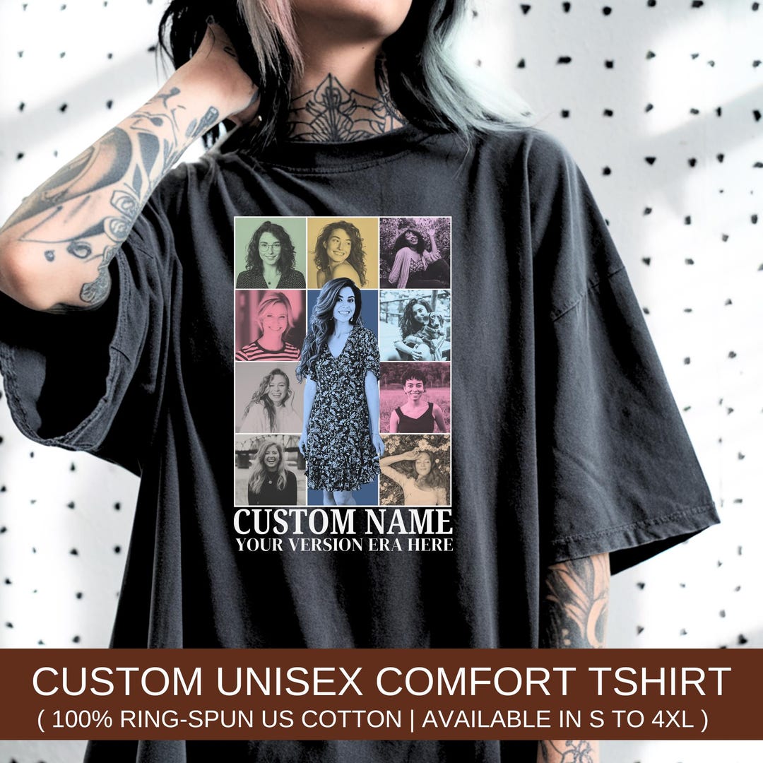 Custom Eras Tour Shirt, Eras Birthday Gift, Eras Tshirt Custom ...