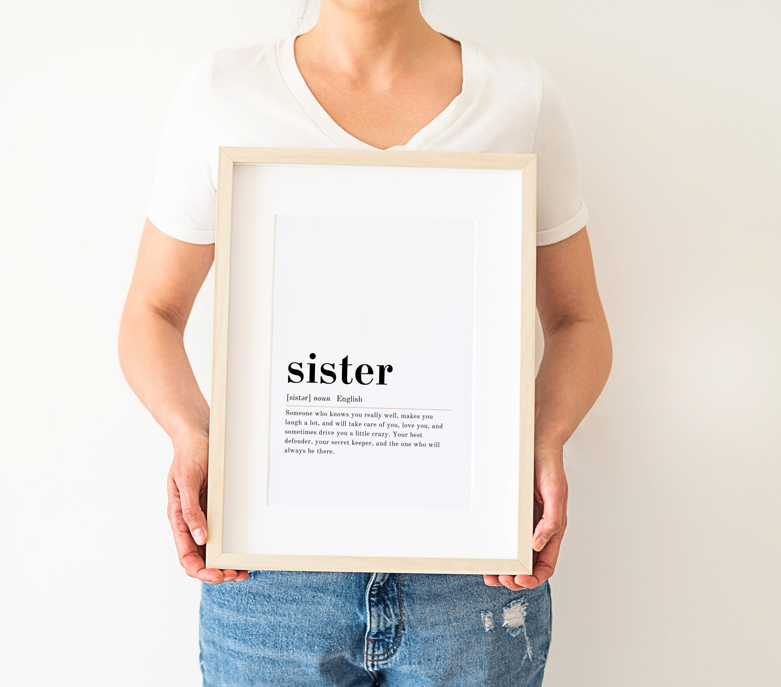 Personalised Definition Wall Art, Custom Definition Printable Wall Art ...