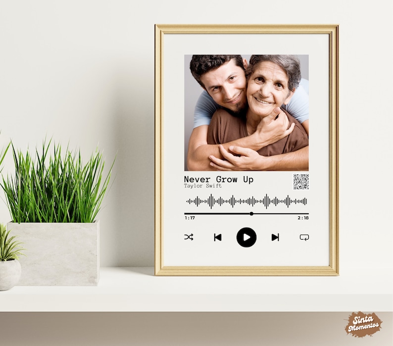 Custom Spotify Music Print Wall Art, Music Song Code Digital Download ...