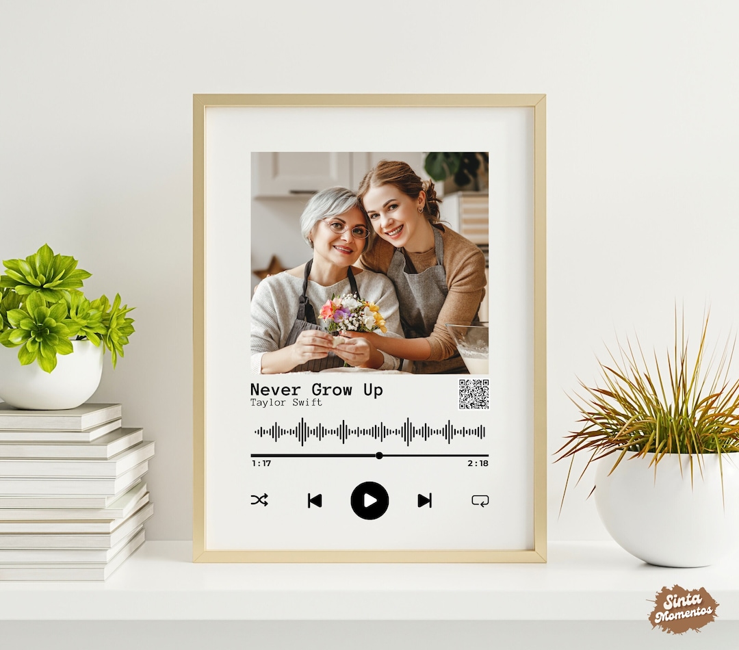 Custom Spotify Music Print Wall Art, Music Song Code Digital Download ...