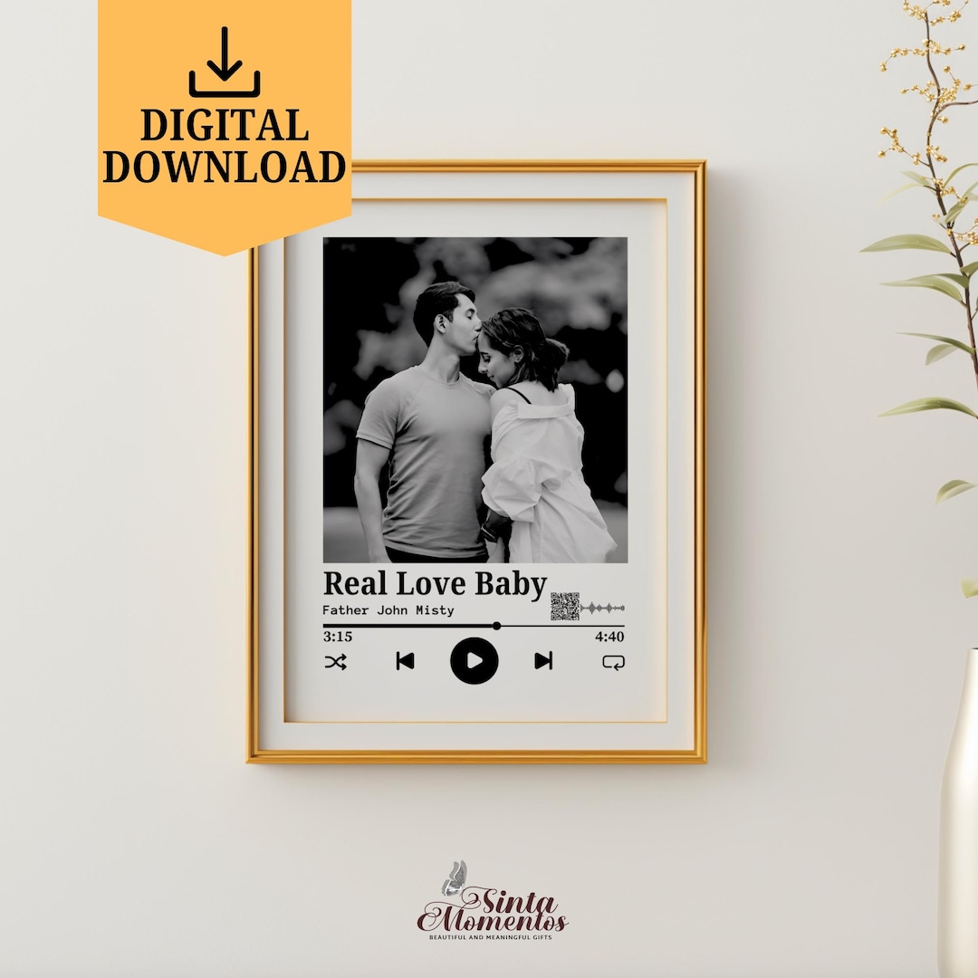 Personalised Picture With Spotify Wall Art Spotify Picture Music ...