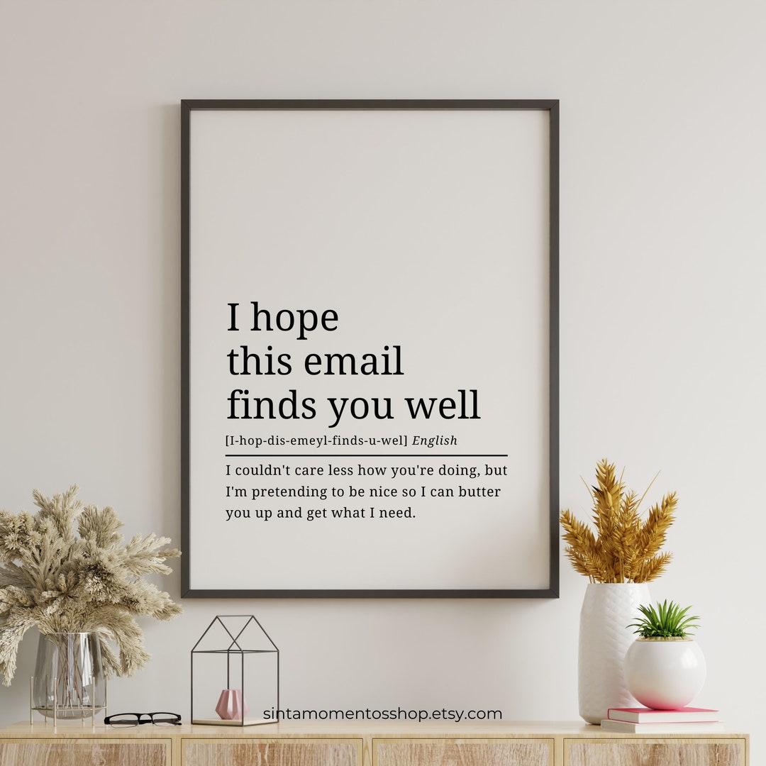 Sarcastic Office Art Printable Workplace Funny Wall Art Digital ...