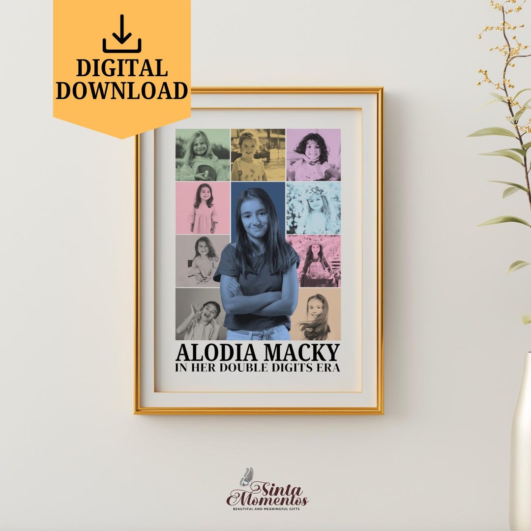 Custom Eras Poster, Editable Design Era Poster With Your Photos, Eras ...