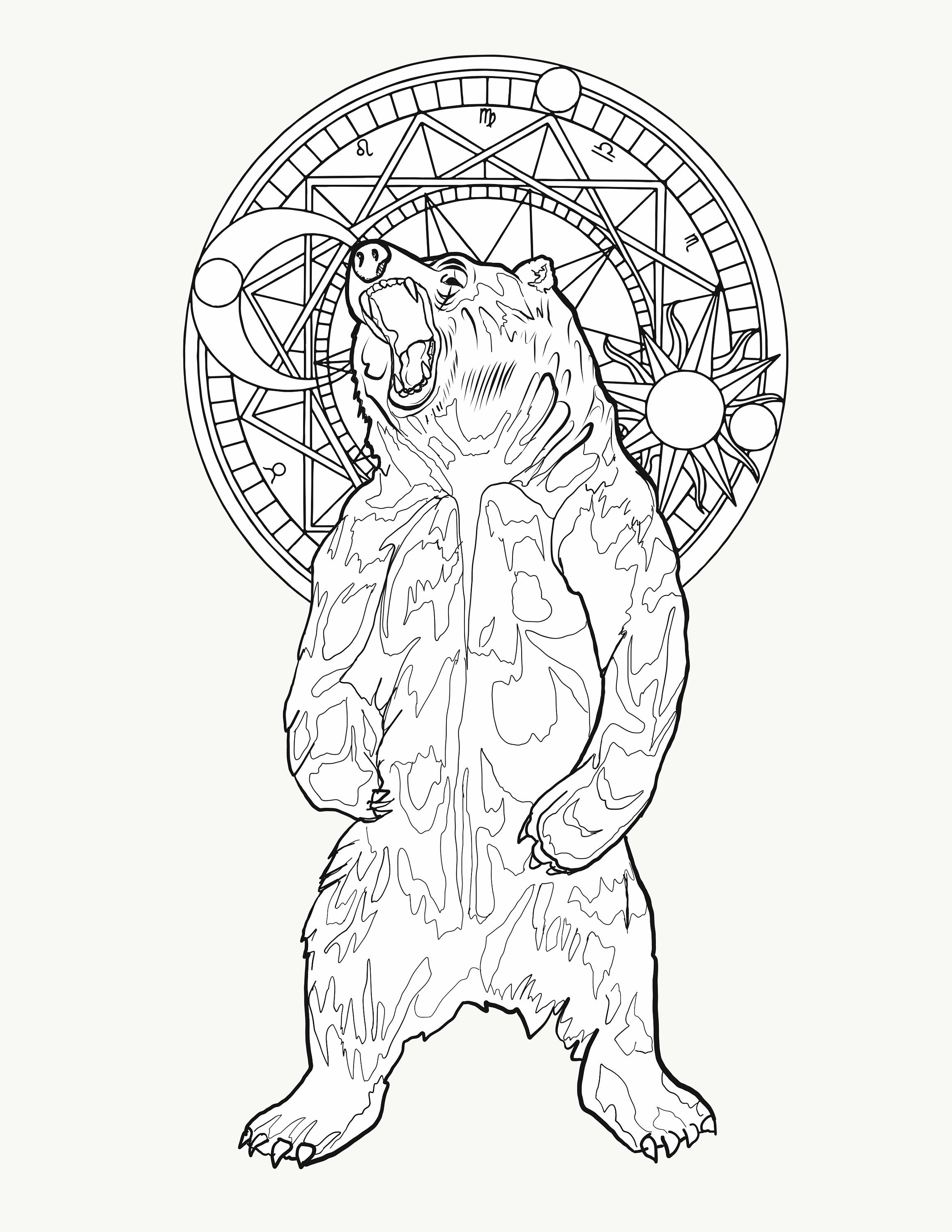 Rawr: Coloring Page | Etsy