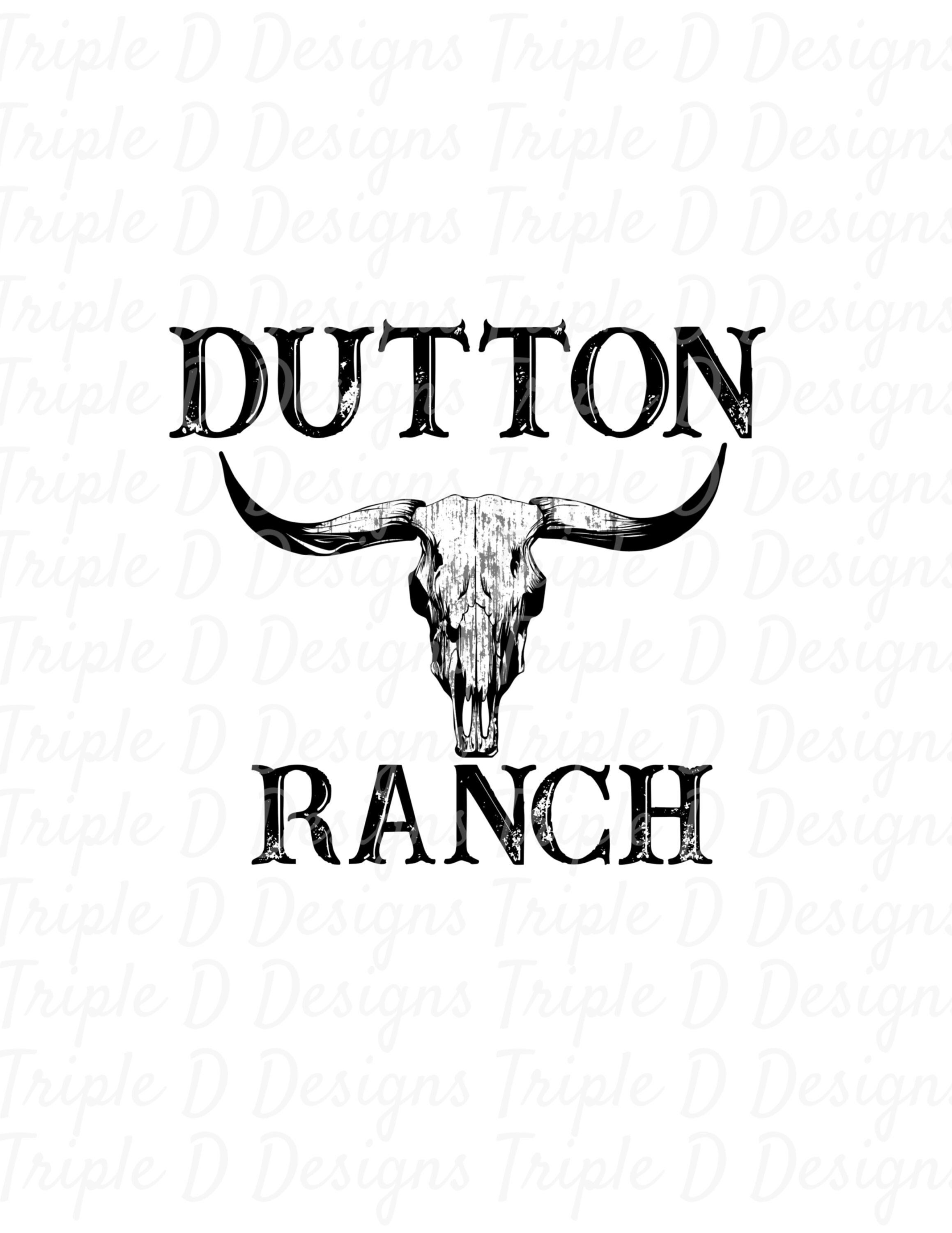 Digital Yellowstone Dutton Ranch Sublimation Design PNG Download ...
