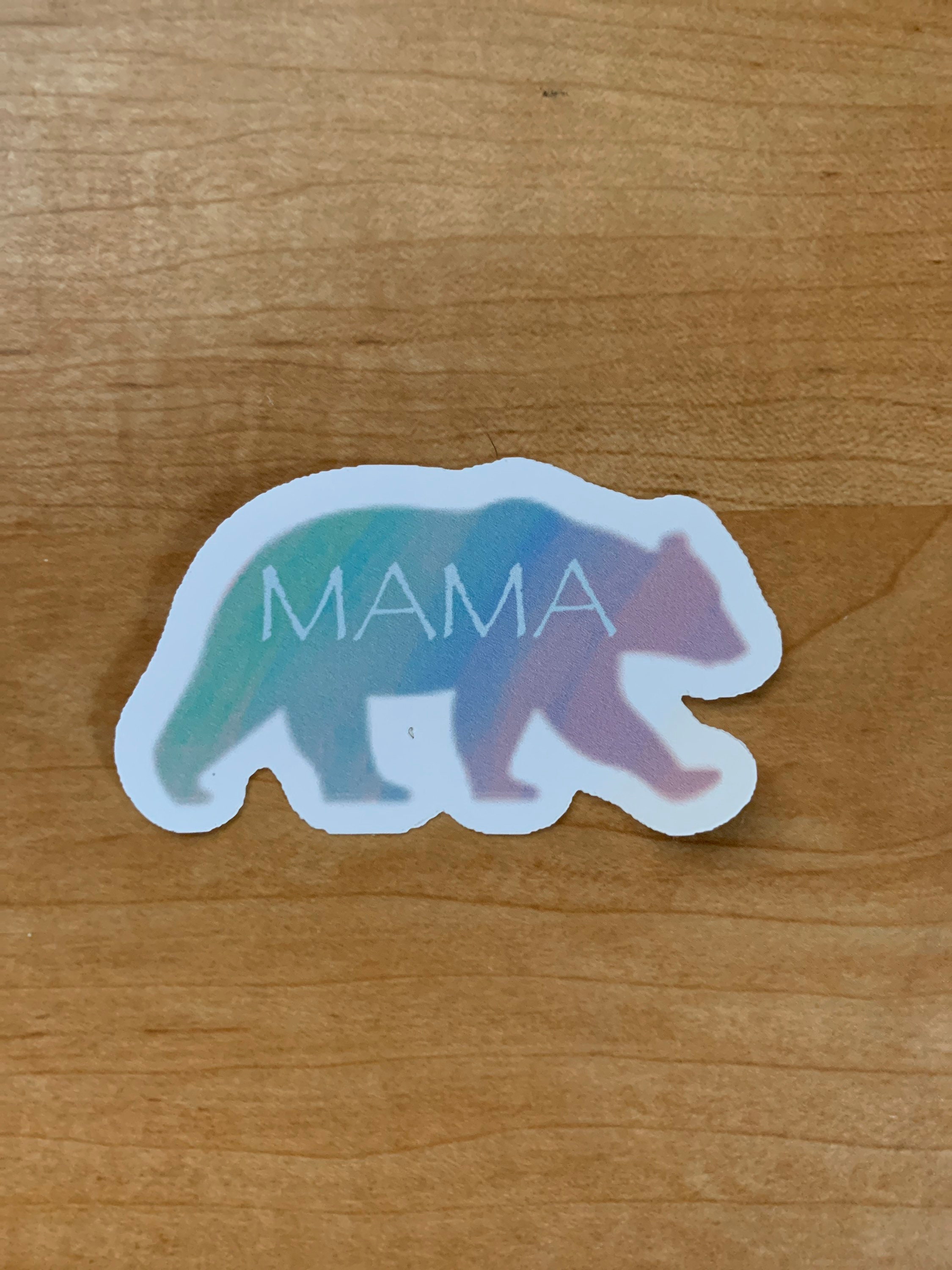 Mama and Papa Bear Sticker - Etsy