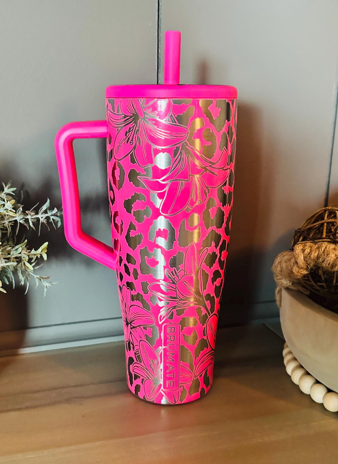 Brumate Era - 40 Oz - Etched Tumbler - Laser Engraved - Animal Print ...