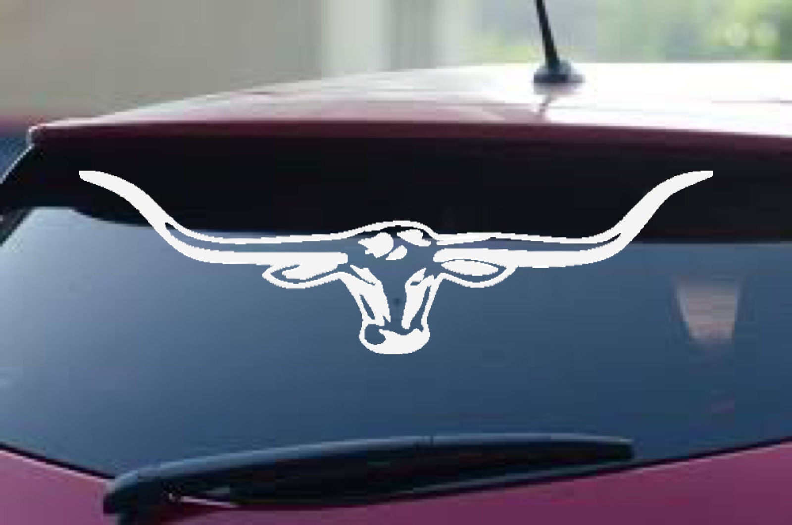 Longhorn Car Sticker - Etsy