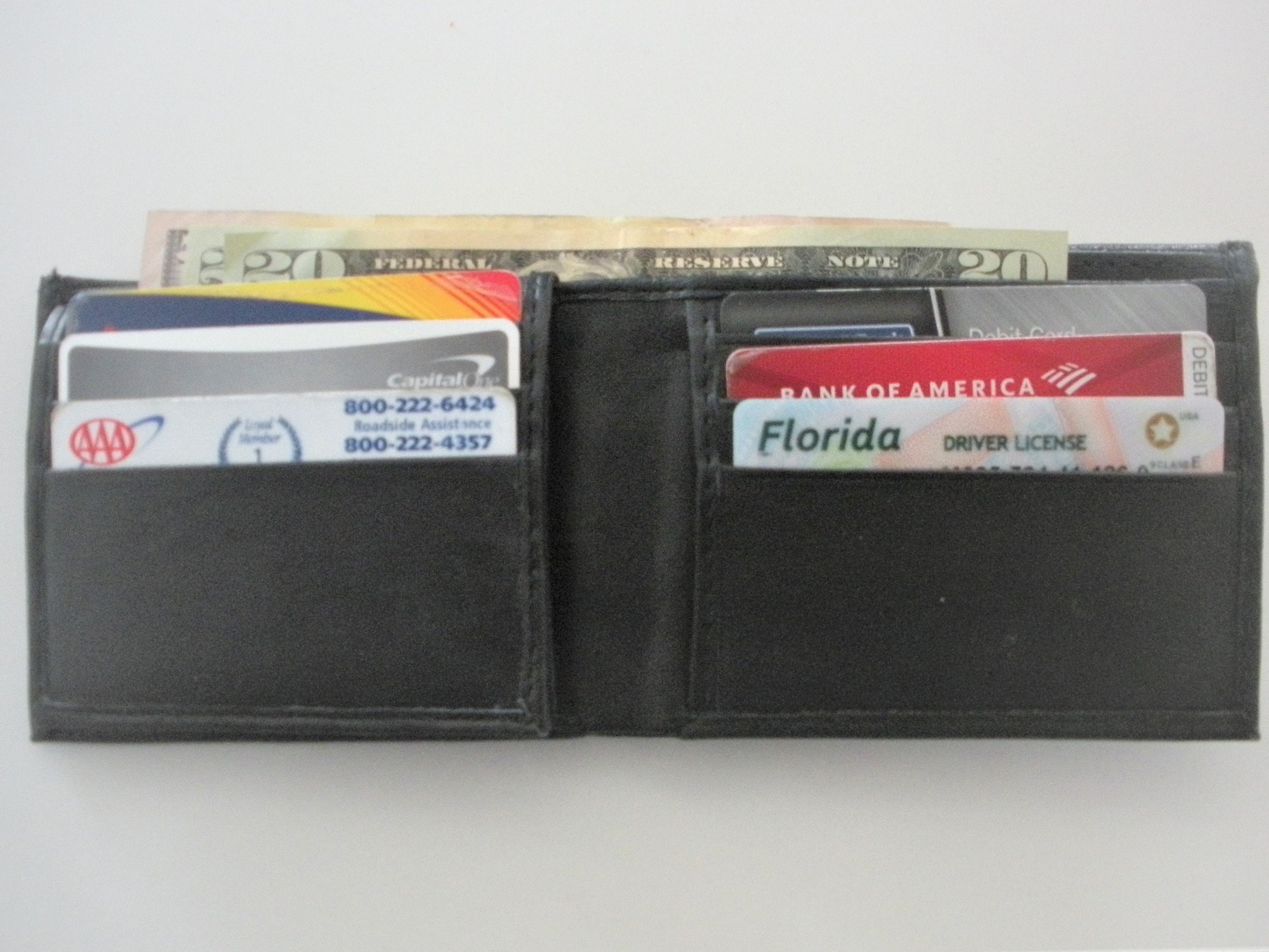 Corvette C4 Vintage Top Grain Black Leather Bifold Wallet - Etsy