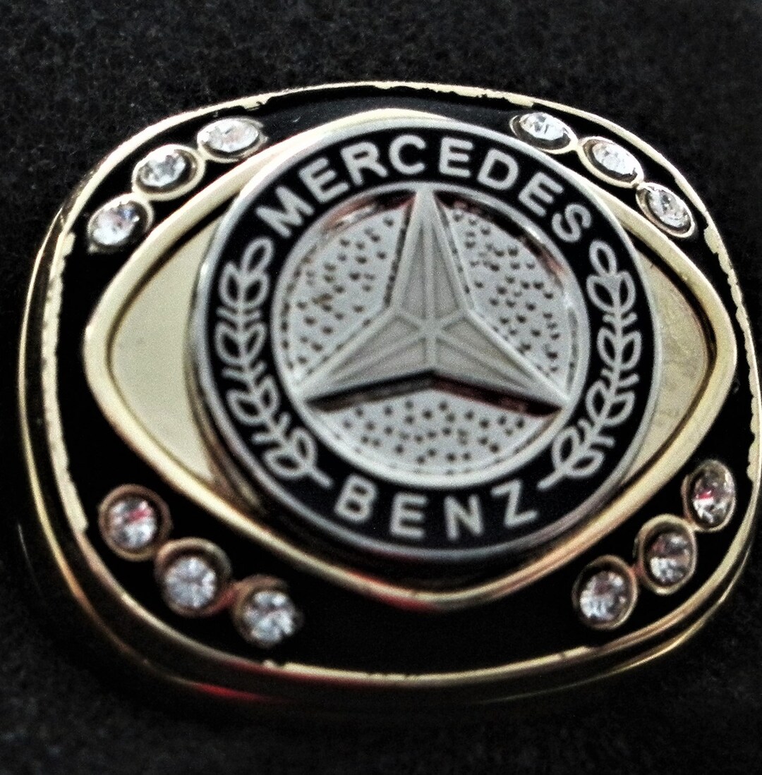 Mercedes Benz 14 Carat Gold Filled Signet Ring, Great Gift, Christmas ...