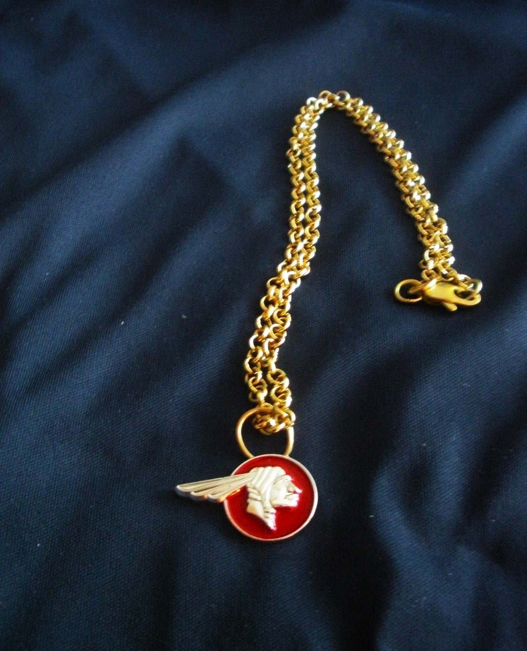 Pontiac Indianhead Pendant Necklace Great Gift for Birthdays ...