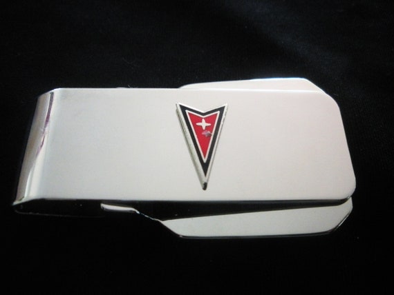 Pontiac Silver Hinged Locking Back Money Clip free Engraving - Etsy