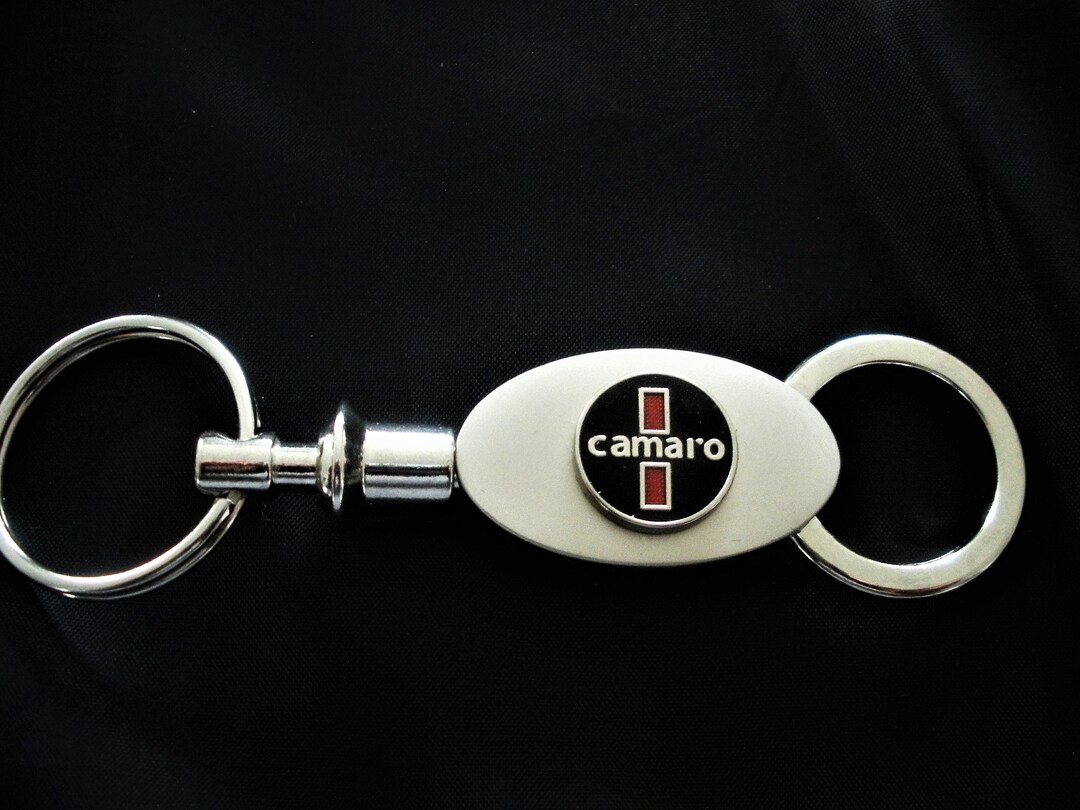 Chevrolet Camaro Brushed Silver Valet Keyring-free Engraving ...
