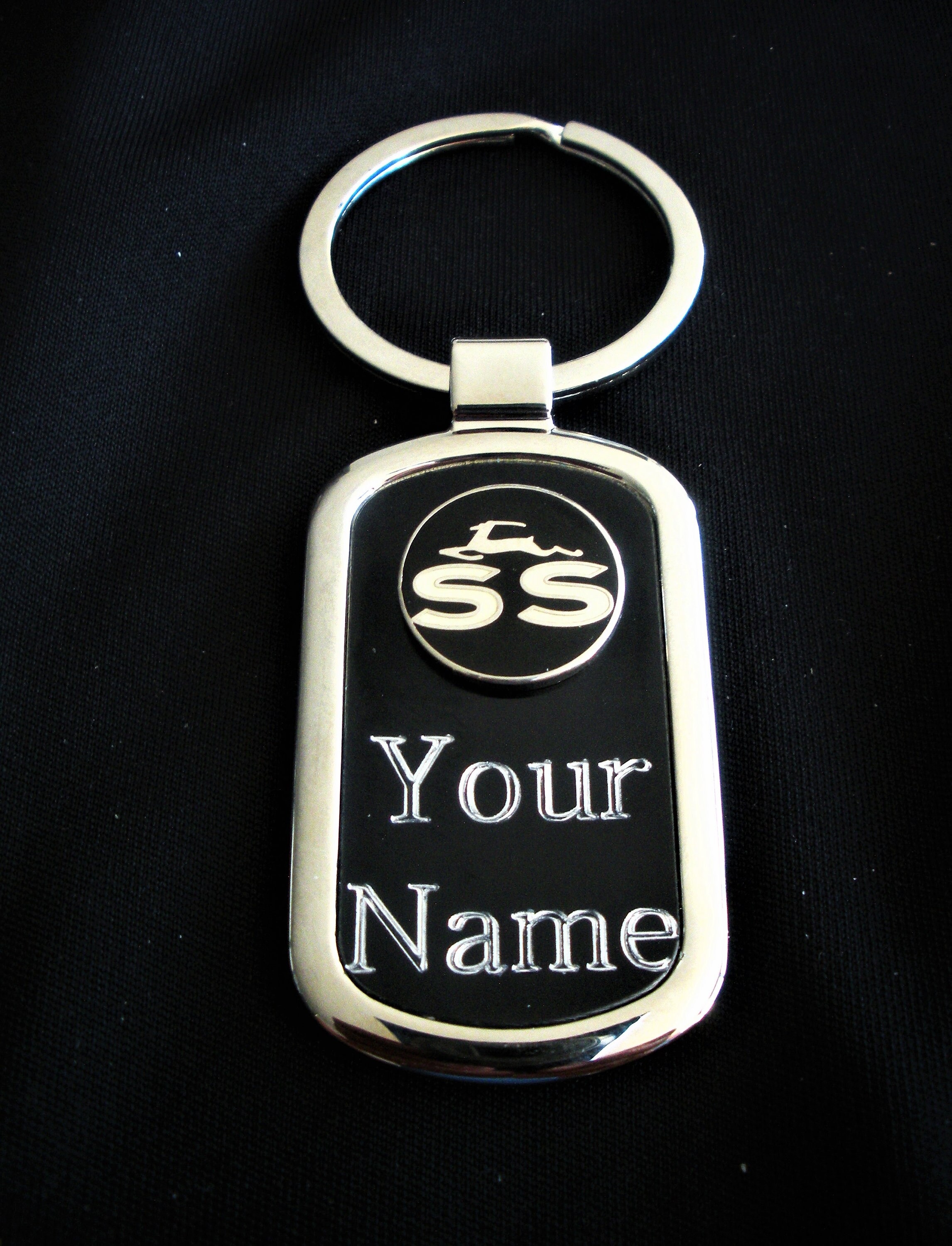 Chevrolet Impala SS Luxury Black Onyx & Silver Keyring-free - Etsy