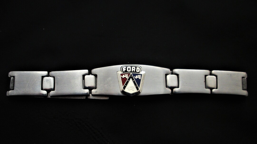 Ford Vintage Italian Stainless Steel Unisex Bracelet, Great Gift ...