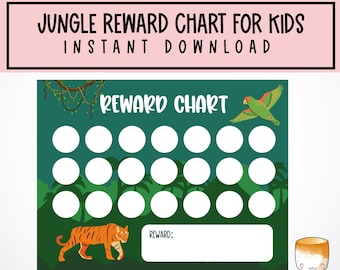 Jungle Reward Chart - Etsy