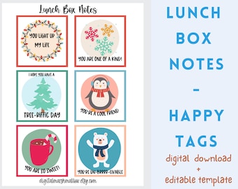 Notes to Put in Kids Lunch Boxes - Etsy