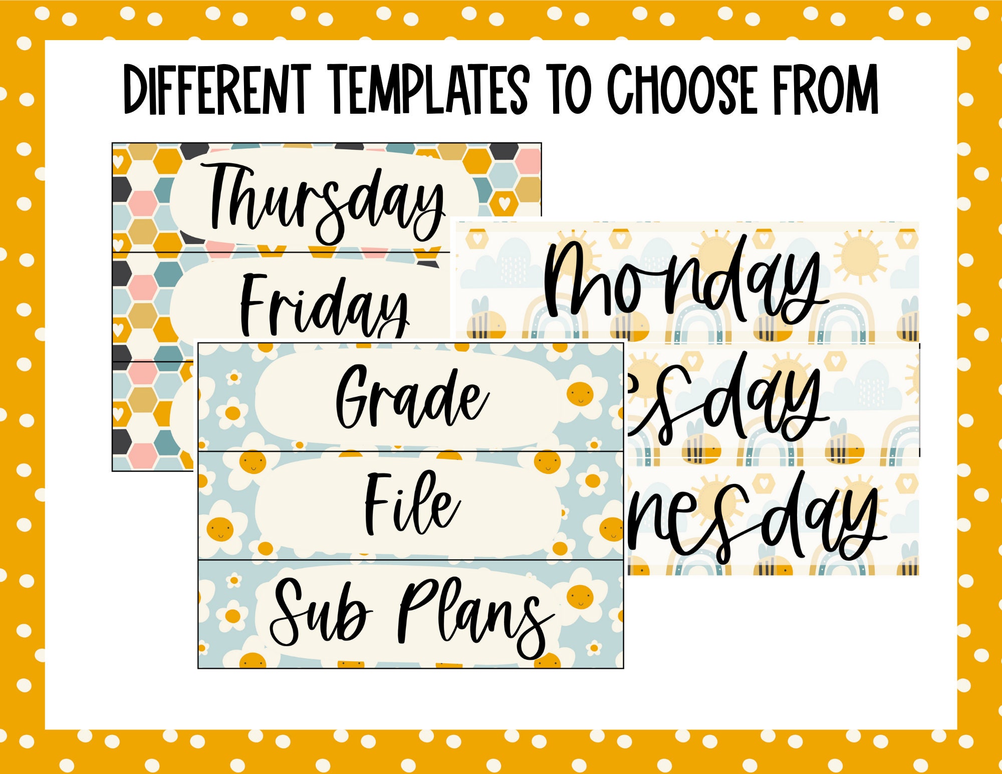 10 Drawer Labels for Trolly Cart or Teacher Classroom Cart - Etsy