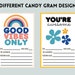 Friendship Candy Grams for PTO/PTA School Event Editable and Printable ...