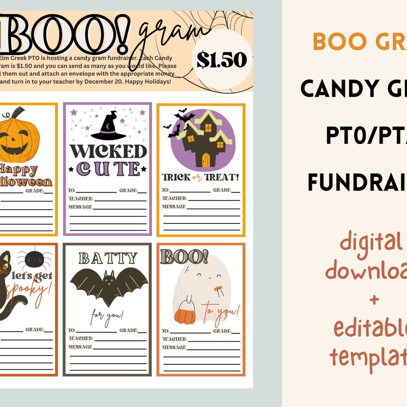 Halloween Candy Grams - Etsy