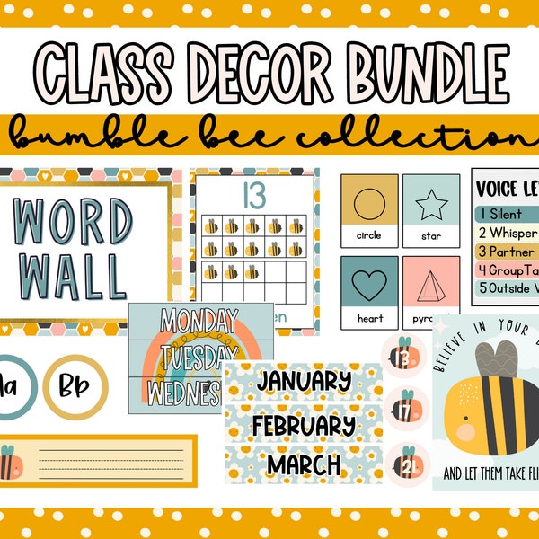 Bumble Bee Theme - Etsy