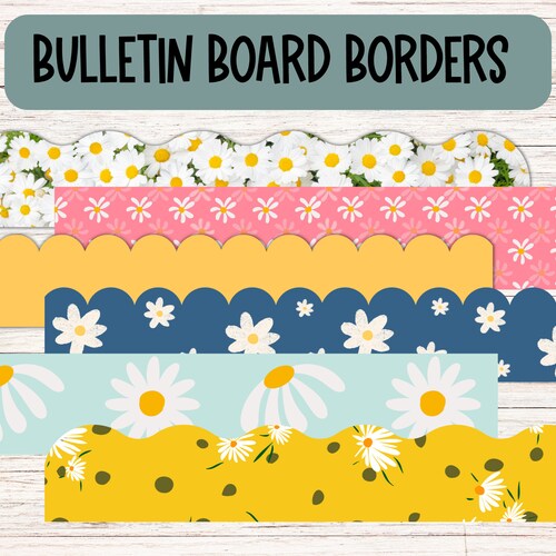 Classroom Bulletin Borders Kit Calming Green Neutral - Etsy